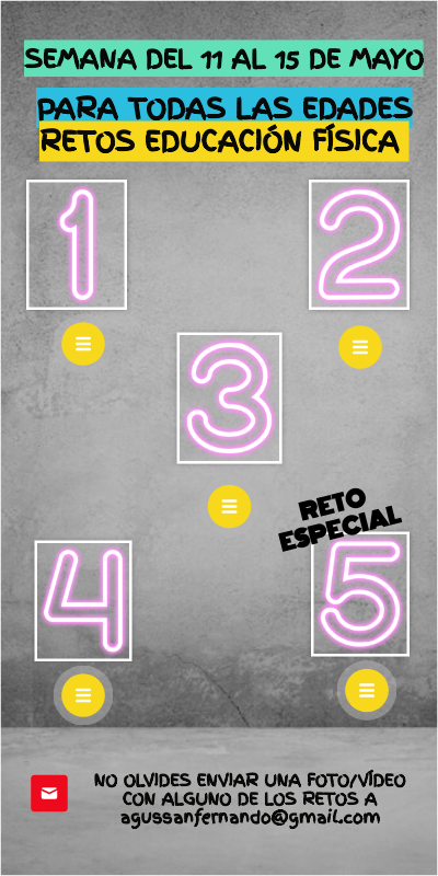 RETOS 11-15 MAYO