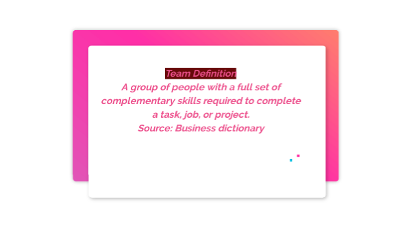 Team Definition | Genially