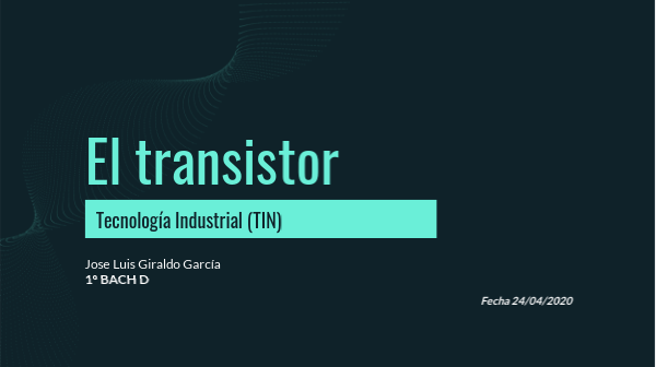 Transistor | Genially