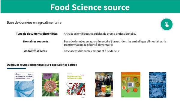 FOOD SCIENCE SOURCE