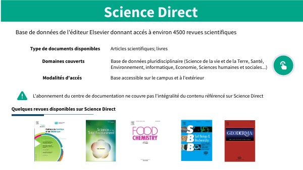 SCIENCE DIRECT | Genially