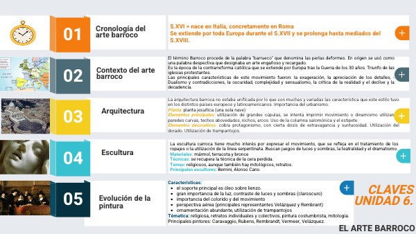 Claves Unidad 6. | Genially