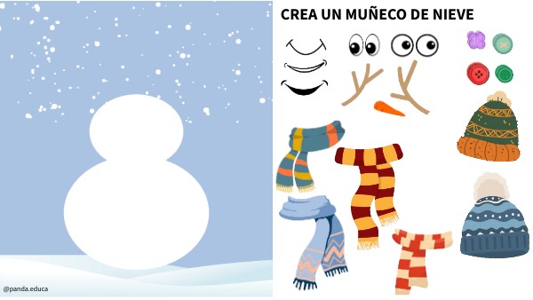 CREA TU MUÑECO DE NIEVE