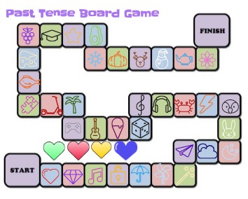 Past Tense Board Game | Genially