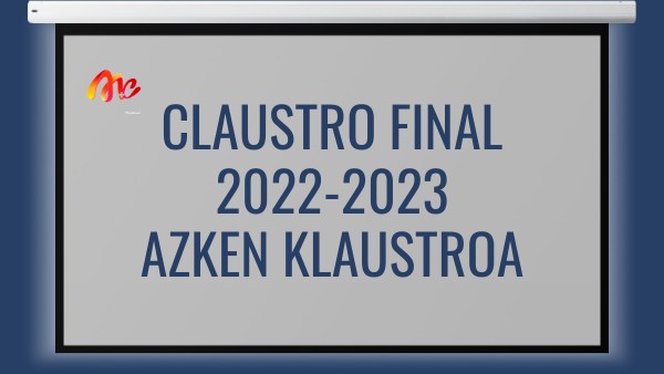 Claustro fin curso 2022-2023