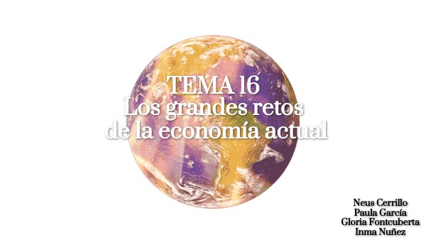 Trabajo eco tema 16 | Genially
