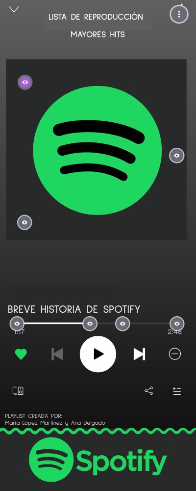 Imagen interactiva Spotify