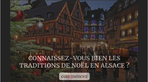 Quiz Noël en Alsace | Genially