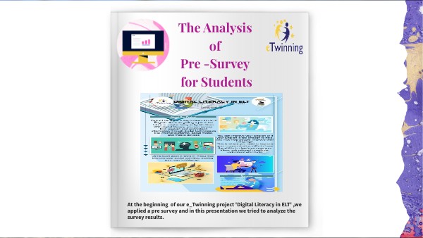 The Analysis of Pre survey for teachers