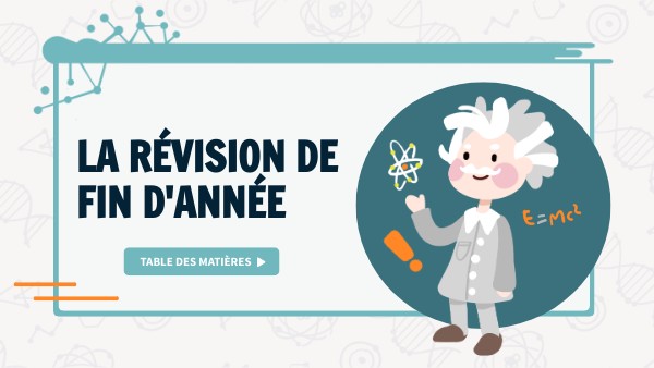 La révision de fin d'année