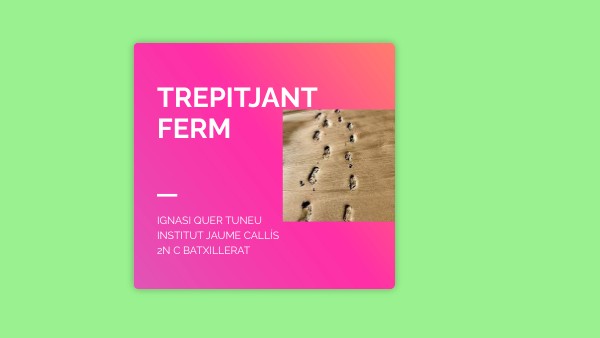 presentacio tr | Genially