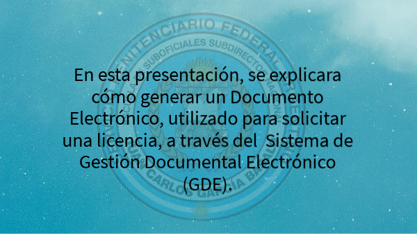 LICENCIA ORDINARIA - GDE | Genially