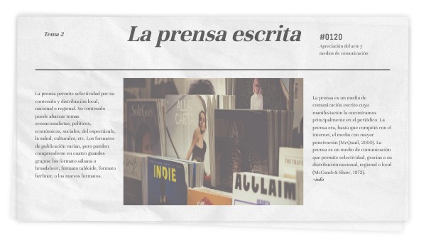 PRENSA ESCRITA | Genially