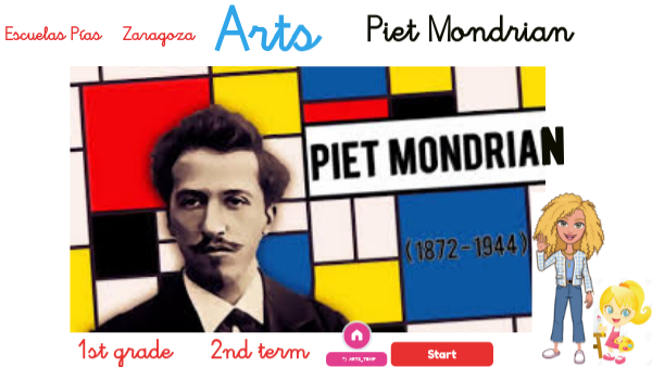 Arts_Piet Mondrian_1st grade_2nd term | Genially