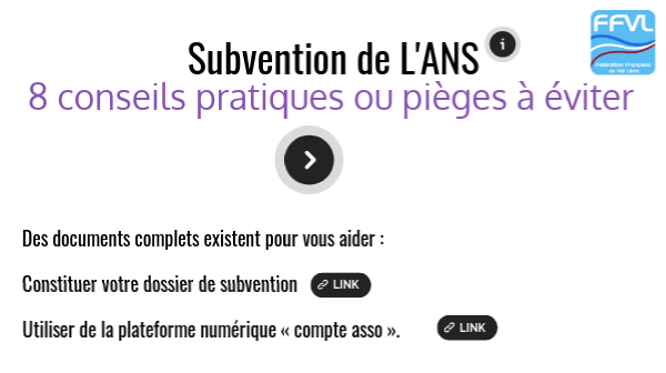 Subvention ANS - FFVL | Genially