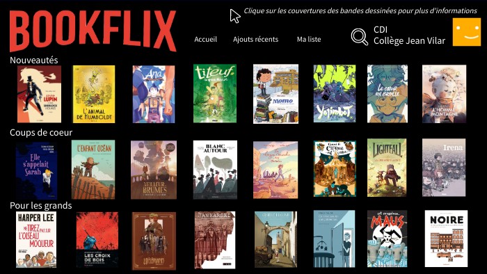 Bookflix Jean Vilar | Genially