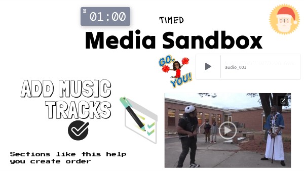 SANDBOX MEDIA WITH TIMER