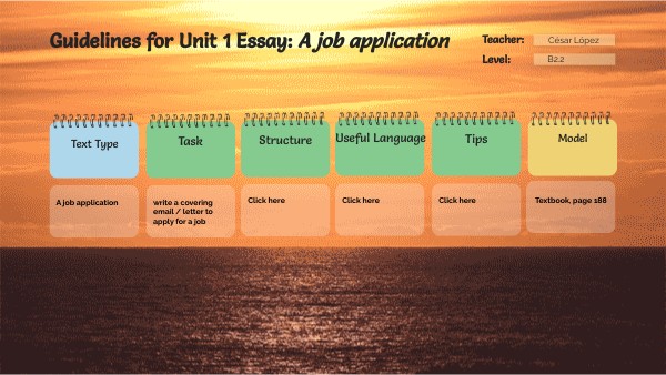 B2.2 - 1B - Writing | Genially