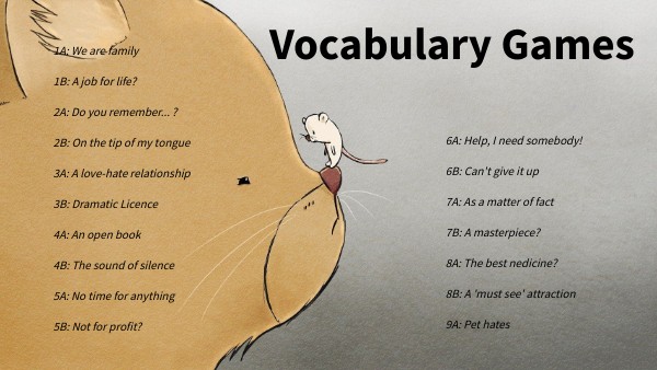 B2.2 - All Vocabulary Games | Genially
