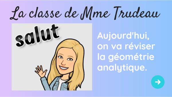 CST4-Révision-géométrie analytique | Genially