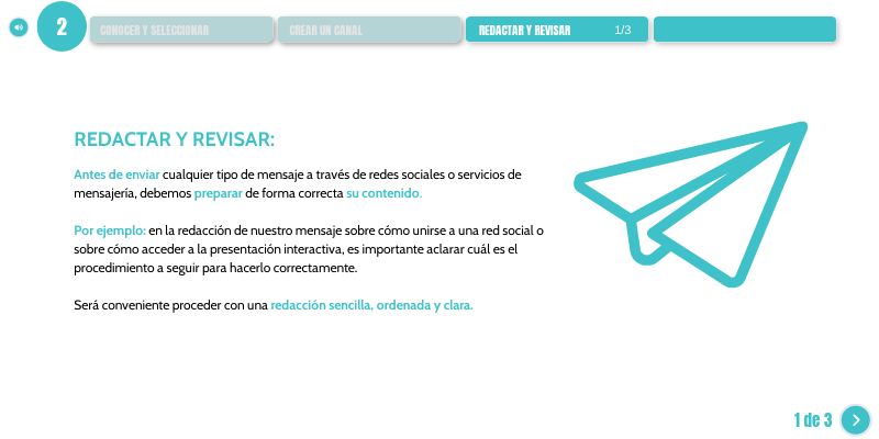 Aprendo a 2.13 Publicar en redes Redactar y revisar | Genially