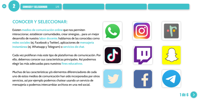 Aprendo a 2.11 Publicar en redes conocer y seleccionar B1 Area2 | Genially