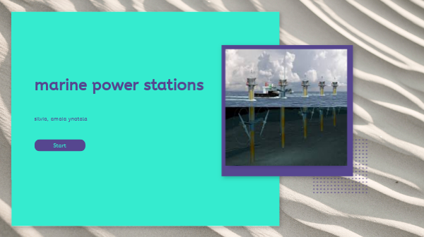 marine power stations | Genially