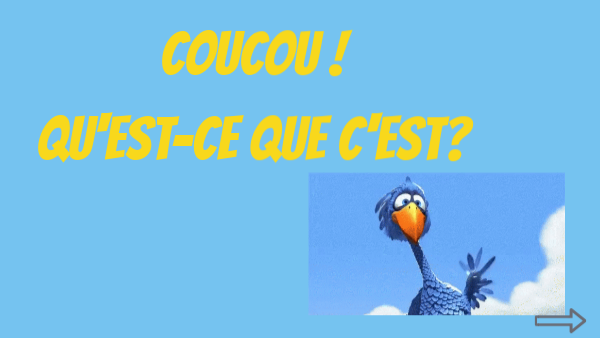 Coucou!Qu'est-ce que c'est? la ville | Genially