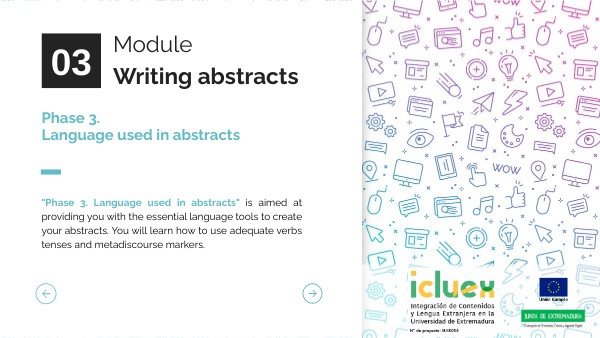 WRITING ABSTRACTS_PHASE 3 | Genially