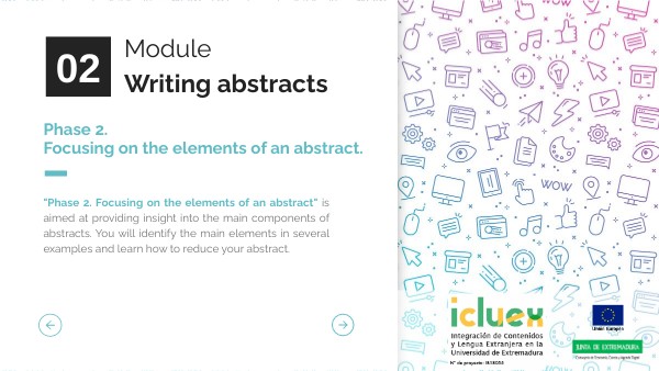 WRITING ABSTRACTS_PHASE 2 | Genially