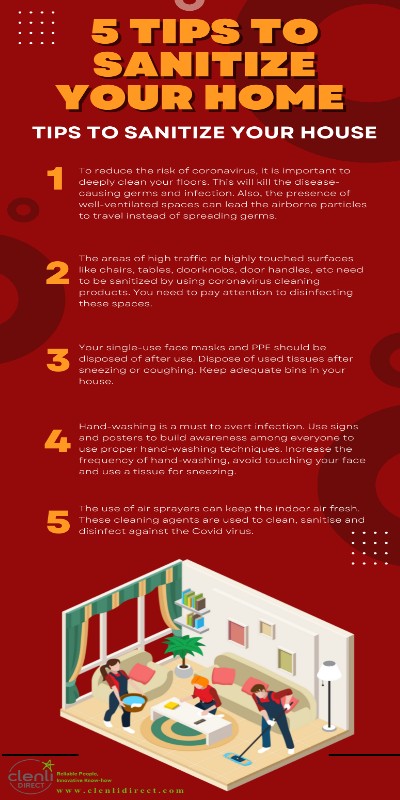 5 Tips To Sanitize Your Home