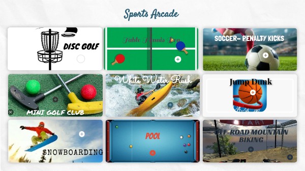 Sports Arcade | Genially
