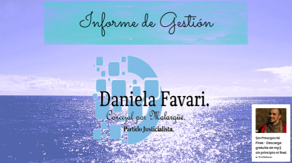 Presentación Daniela Favari.