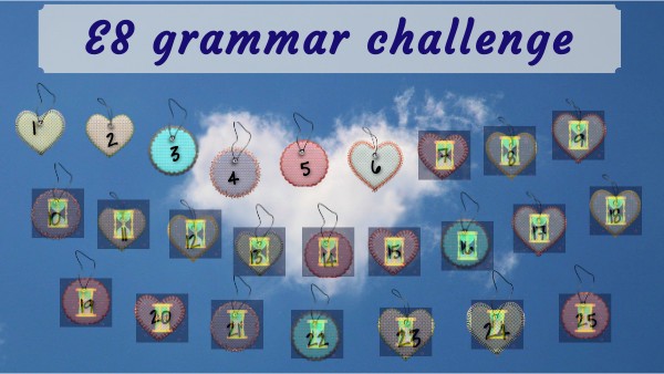 E8 grammar challenge | Genially