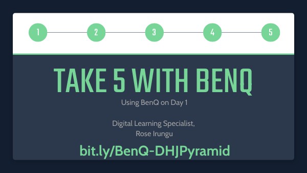 Take 5 with BenQ_144 | Genially