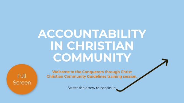 Accountability in Christian Community
