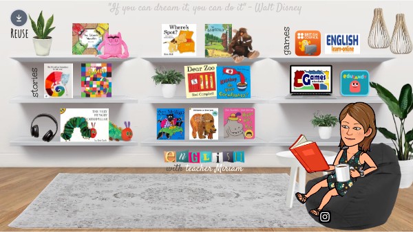 Virtual library EDITABLE | Genially