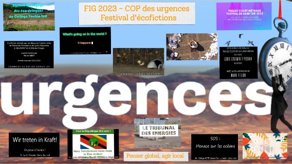 COP des urgences - FIG 2023 - écofictions | Genially