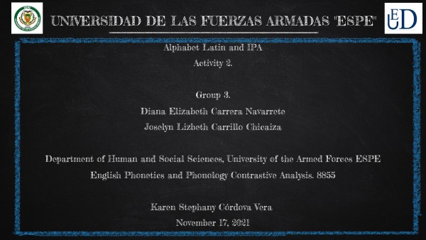 Alphabet Latin and IPA | Genially