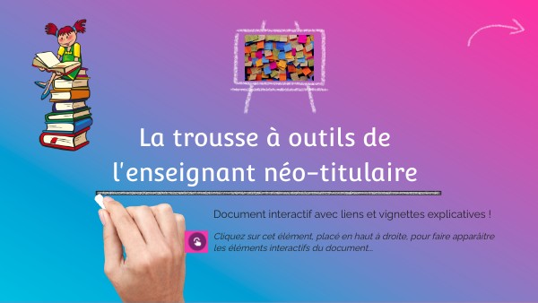 PdGN Trousse à outils de l'enseignant néotitulaire | Genially