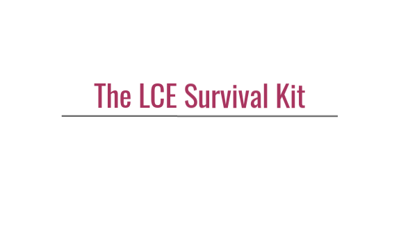 The LCE Survival Kit | Genially