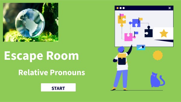 8A - RELATIVE PRONOUNS - ESCAPE ROOM | Genially