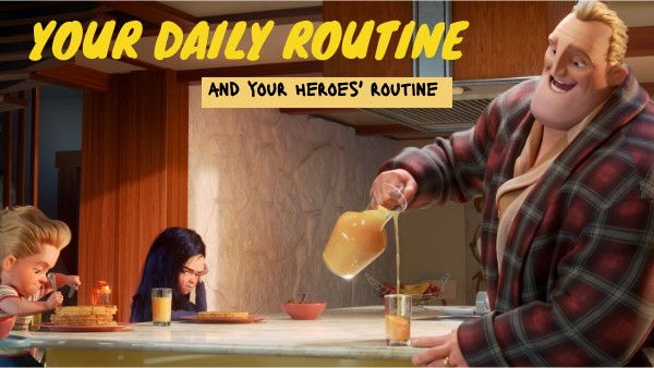 Unit 4 - 6eme daily routine | Genially