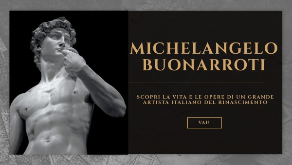 ESCAPE GAME MICHELANGELO BUONARROTI | Genially