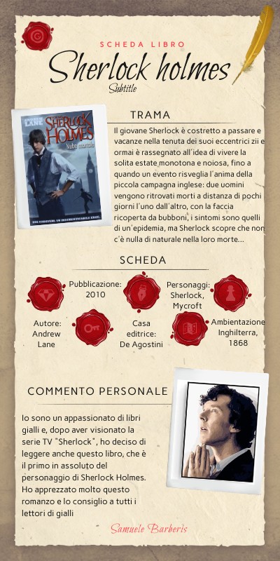 scheda libro | Genially