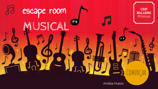 Escape room musical 5é i 6é de Primària | Genially