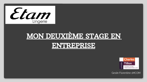 stage etam | Genially