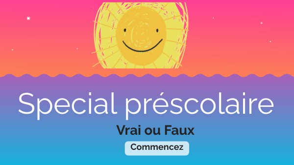 Spécial préscolaire | Genially