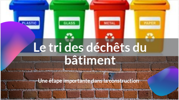 T Cours Les déchets et le tri sélectif