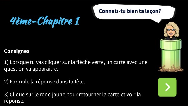 4-Chapitre 1- Entrainement | Genially